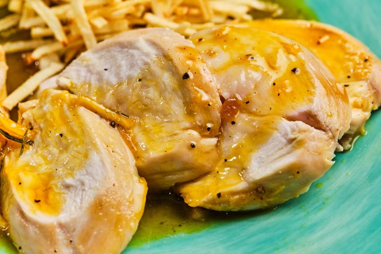 Un pollo a la naranja para sorprender en ocasiones especiales