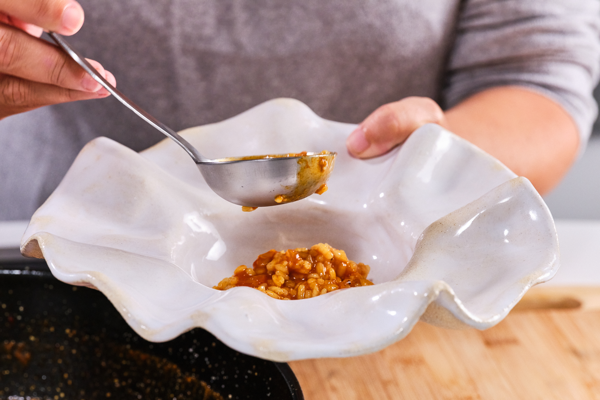 Receta de arroz caldoso estilo caldero murciano